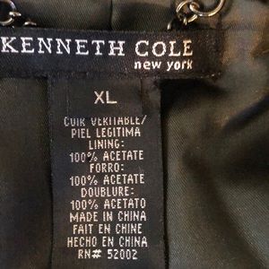 Kenneth Cole | Jackets & Coats | Kenneth Cole Leather Jacket | Poshmark
